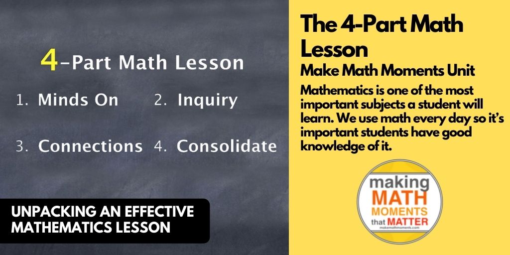 The 4-Part Math Lesson | Unpacking an Effective Math Lesson