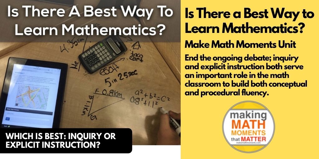 Is There a Best Way to Learn Mathematics?