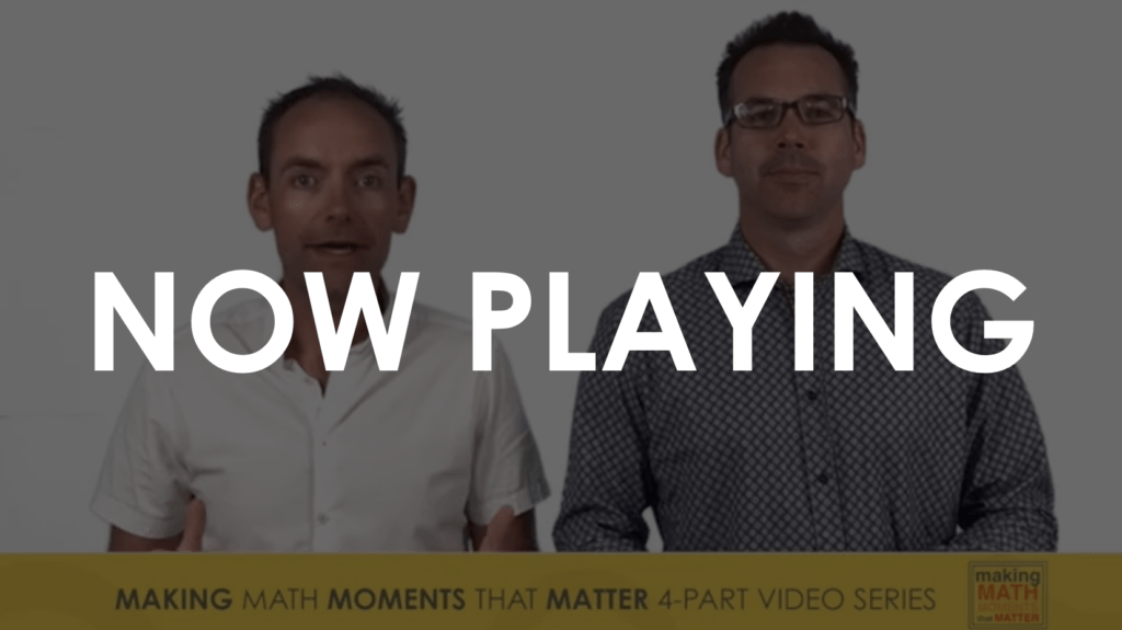 HOW TO MAKE MATH MOMENTS THAT MATTER EVERYDAY IN YOUR MATH CLASS - Make ...