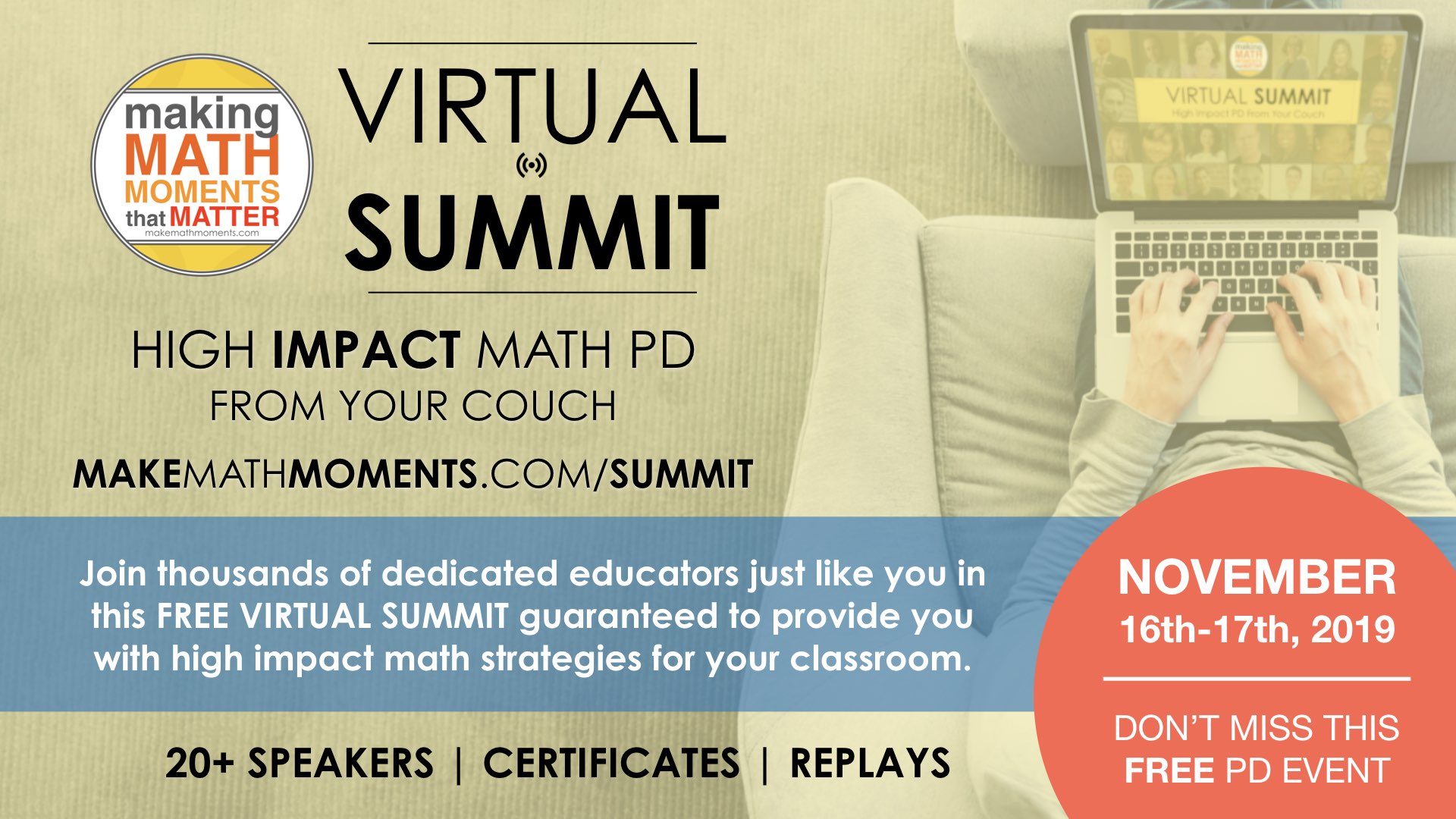 Making Math Moments That Matter Virtual Summit 2019 - Make Math Moments Making Math Moments That Matter Virtual Summit 2019 - Make Math Moments