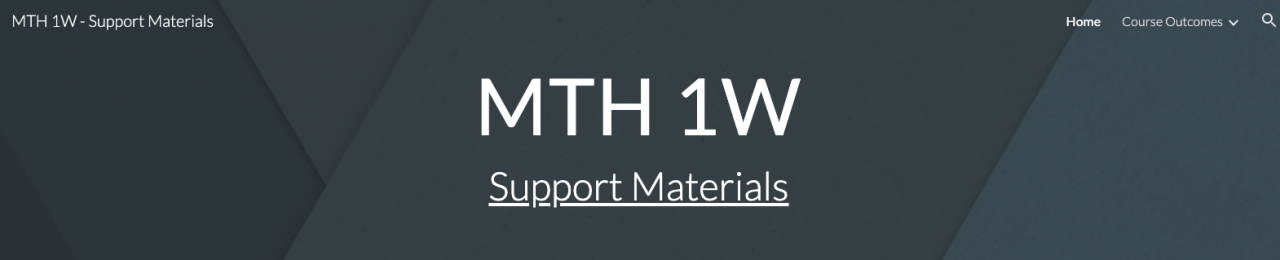 MTH1W Grade 9 De-streamed Mathematics Resources & Teacher Supports