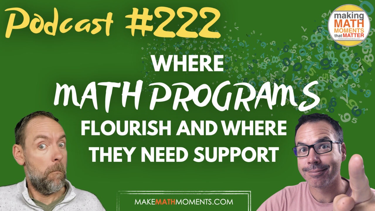 Making Math Moments That Matter Podcast - Make Math Moments