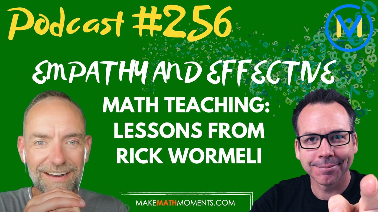 Making Math Moments That Matter Podcast - Make Math Moments