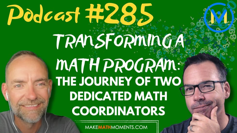 Making Math Moments That Matter Podcast - Make Math Moments