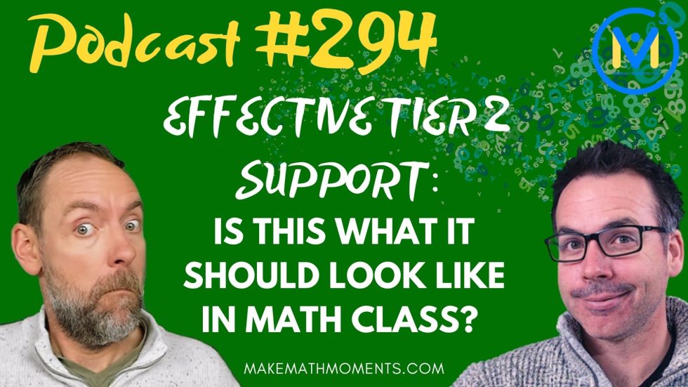 Making Math Moments That Matter Podcast - Make Math Moments