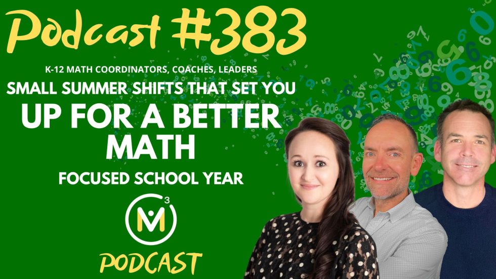 Making Math Moments That Matter Podcast - Make Math Moments